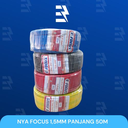 Jual KABEL ENGKEL NYA FOCUS 1,5MM PANJANG 50 M - Biru, 50 meter - Kota ...