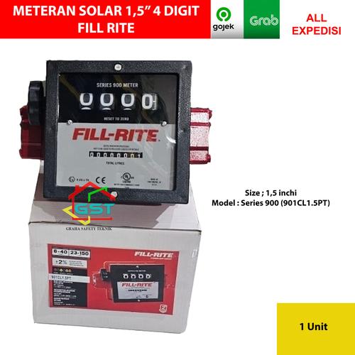 Jual meteran solar 1,5 inchi 4digit fillrite/flow meter 1,5" 4digit ...