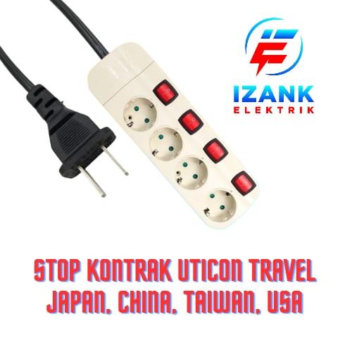 Jual Travel Stop Kontak Colokan Listrik Travel Plug Steker JAPAN, CHINA ...