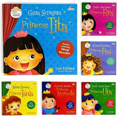 Jual SET 6 BUKU Kisah Princess Pertamaku TEMAN-TEMAN BARU PRINCESS UTA ...