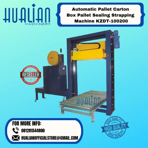 Jual Automatic Pallet Carton Box Pallet Sealing Strapping Machine KZDT ...