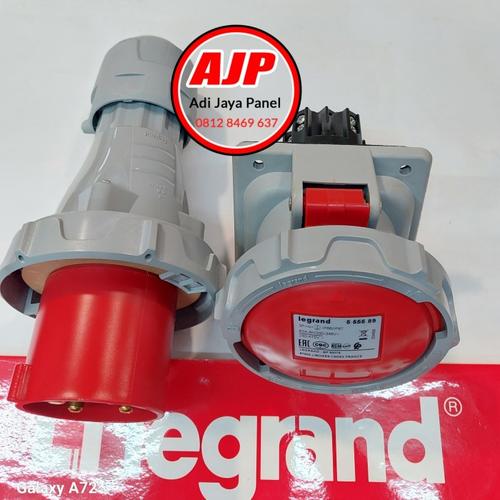 Jual 1set male female panel mounting legrand 63a 3ph 5pin ip67 kode ...