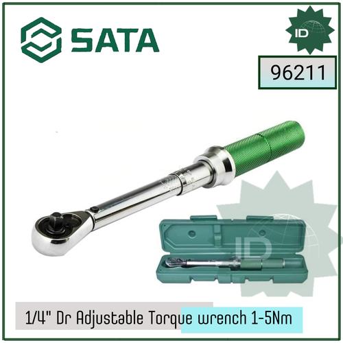 Promo Kunci Momen Torsi Sq 1/4" Torque 1 - 5 Nm 96211 SATA TOOLS ...