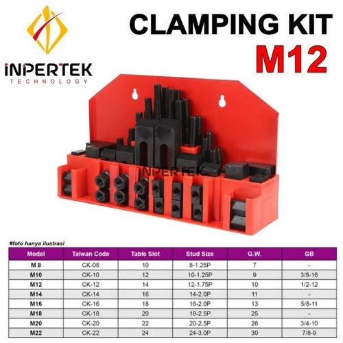 Jual CK CLAMP SET M12 CLAMPING KIT CLAMPING SET PENJEPIT KLEM MEJA ...