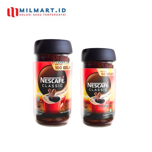 Jual NESCAFE CLASSIC KALENG KOPI BUBUK INSTAN MINUMAN KOPI HITAM COFFEE ...