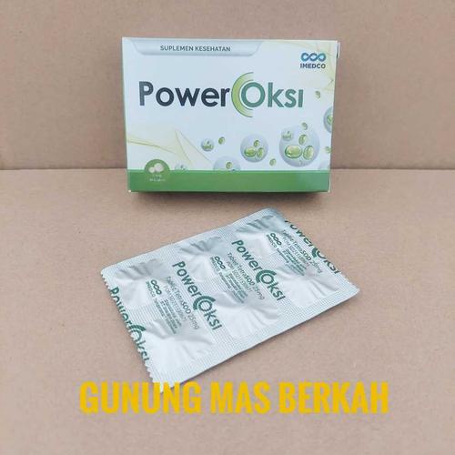 Jual POWER OKSI poweroksi TABLET - Suplemen Kesehatan tubuh - per box ...