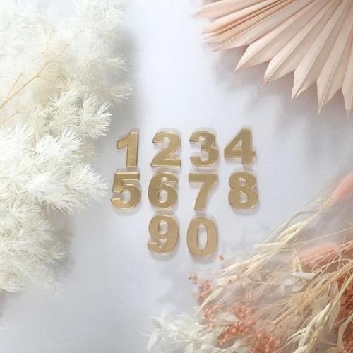 Jual Angka Huruf Akrilik Timbul Acrylic Mirror Letter Signage Laser ...