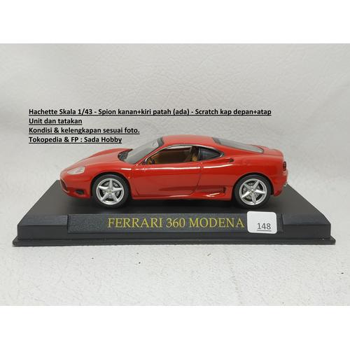 Jual Diecast Hachette 1/43 Ferrari 360 Modena Red JUNK - Kota Surabaya ...