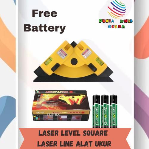 Promo Laser Level Square Laser Line Alat Ukur Siku Kelurusan Permukaan ...