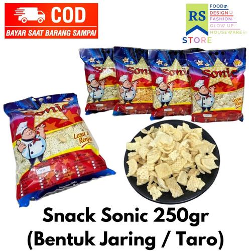 Jual Snack Chiki Mr Sonic Kemasan 300 Gram / Taro Snack Mr.Sonic Nett ...