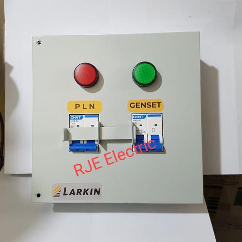 Jual panel interlock PLN Genset 1 phase 2 pole manual 63A Chint Larkin ...