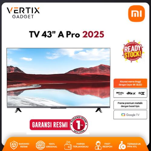 Jual Xiaomi TV 43" Inch A Pro 2025 4K UHD - Google TV HDR10 with Dolby ...
