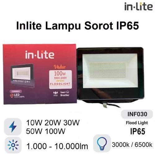 Jual Inlite Lampu Sorot 10W 20W 30W 50W 100W INF030 In-Lite LED Floodlight Outdoor IP65 - 50 ...
