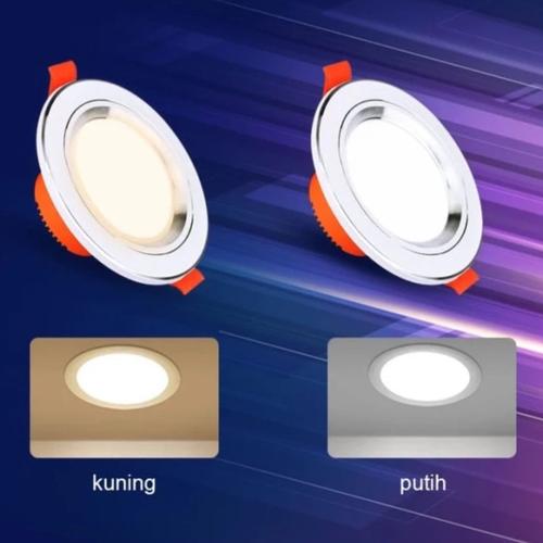 Jual Downlight Led Panel Inbow Tanam Plafon 3W 3 Watt - SMY 3W PUTIH ...