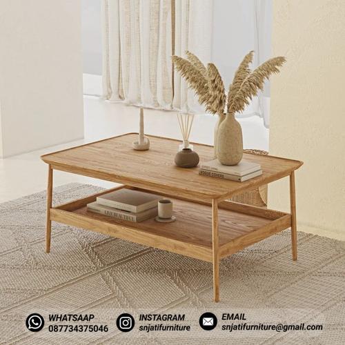 Jual Meja coffe table kayu jati minimalis modern - meja tamu minimalis ...