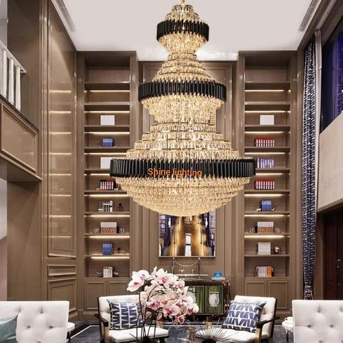 Jual Lampu gantung frame kristal modern ruang tamu-ruang void-hotel ...