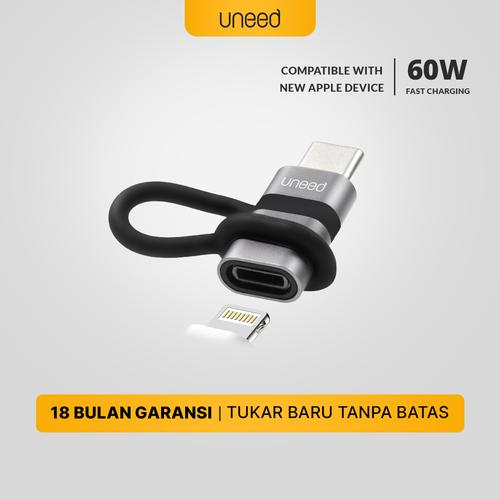 Promo UNEED Adapter OTG Lightning to Type C USB 3.0 Support for PD 60W - UAT03IC - Jakarta Utara ...