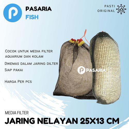 Promo JARING NELAYAN 25x13cm Filter/Media Filter Kolam Ikan Pengganti ...