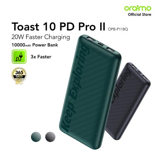 Promo Oraimo Toast 10 Pro Powerbank 10000mAH Triple Output OPB-P118Q ...