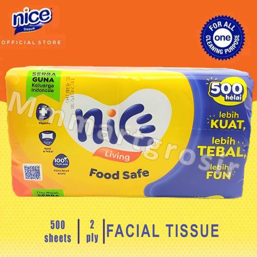 Promo TISSUE FACIAL SOFT PACK 250 SHEET 2 PLY / TISSU WAJAH NICE 250s ...