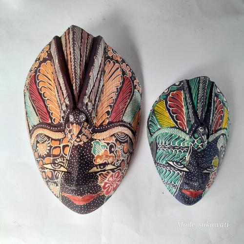 Jual Hiasan dinding Topeng Panji Merak Bali Lukis batik kerajinan ...
