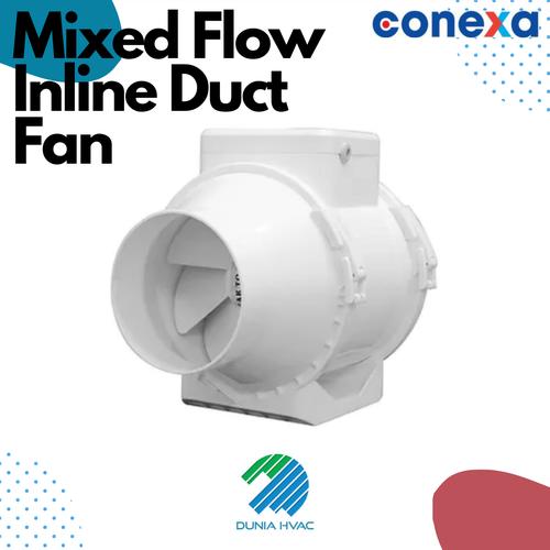 Promo 4″/5″/6″/8″/10″/12″ Conexa Mixed Flow Inline Duct Fan (Ventilasi ...