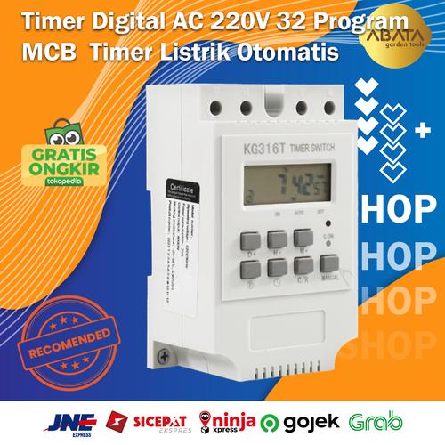 Jual Programmable Timer Digital AC 220V 32 Program LCD Timer Listrik ...