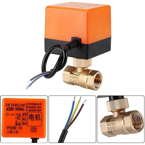 Jual Flow Control Motorized 1 Inch DN25 2 Way Electric Ball Valve 220V ...