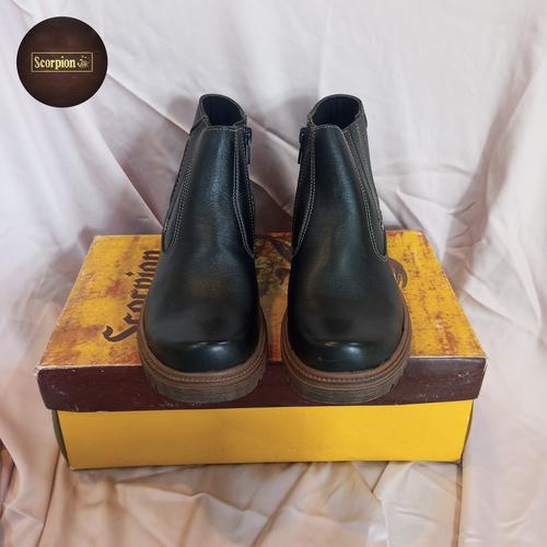 Jual Sepatu Boots Wanita Scorpion Formal Kerja/Non Formal Kulit Asli ...