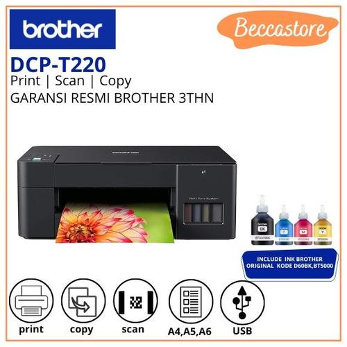 Jual Printer Brother T220 NEW DCP T220 Ink Tank Printer Print-Scan-Copy ...