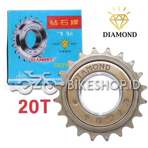 Promo FreeWheel Gear DIAMOND 20T Roda Gigi / Kriwil / Friwil Sepeda ...