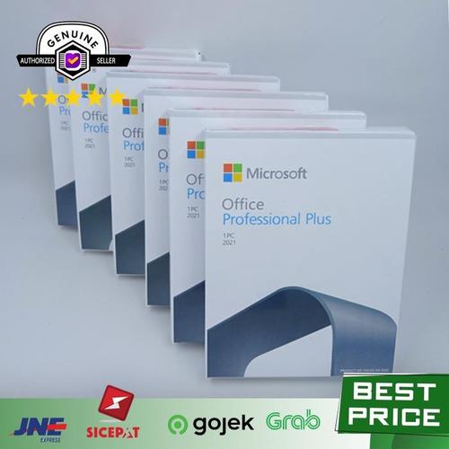 Promo microsoft office 2021 professional plus (full box - fpp) original ...