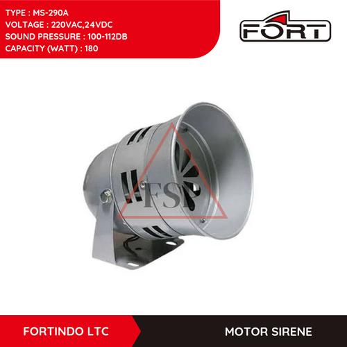Jual Motor Siren Sirene MS-290A FORT 220VAC Grey - Jakarta Barat ...