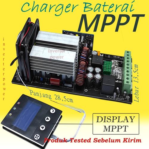 Jual MPPT rakitan lokal 60a Real MPPT 60a solar charge controller ...