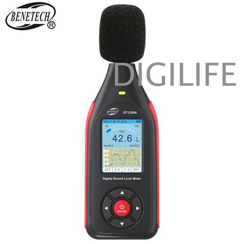 Jual Sound Level Meter Data Logger with Alarm GT1355A Noise Decibel ...