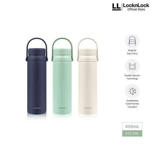 Promo LocknLock Wanna Be Screw Tumbler Carry Handle 450ml LHC4246 ...