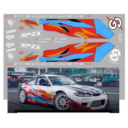 Jual Livery Decal RC Decal Garasi Drift Waterslide Maxdecal - 1/43-1/24 ...