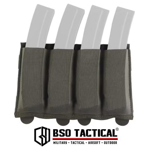 Jual Lightweight Elastic Mag Pouch 4 Slot Molle Pouch Strecth Quadruple ...