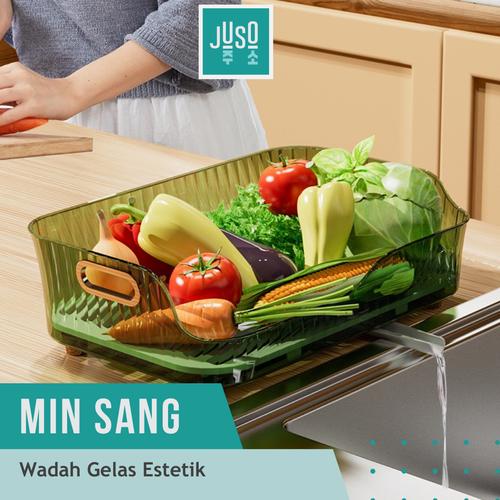 Promo 【JUSO】MIN SANG Drainer Sendok Garpu Premium Pengering Piring ...
