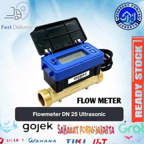 Jual Flow meter Teren DN25 RS485 ut put Digital Ultrasonic water meter ...