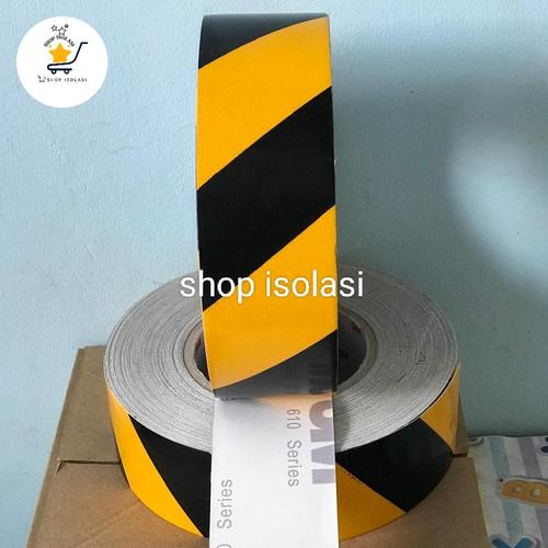 Jual Sticker 3M 610 Reflective Zebra line/Scotlite safety kuning hitam - Kota Tangerang - Shop ...