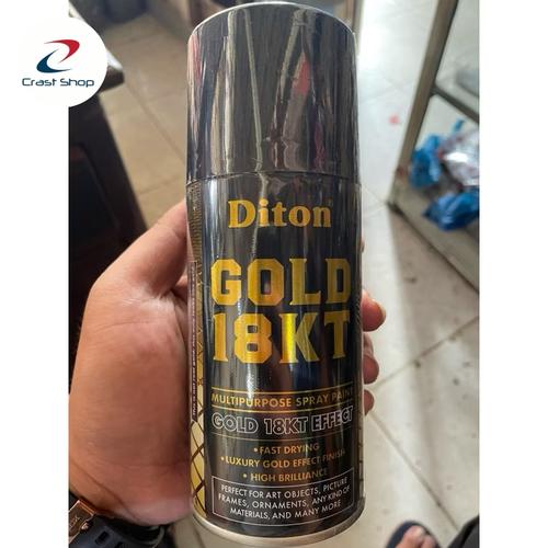 Jual New Cat Semprot Diton Gold 18K dan 24K Warna Emas ukuran 150cc ...