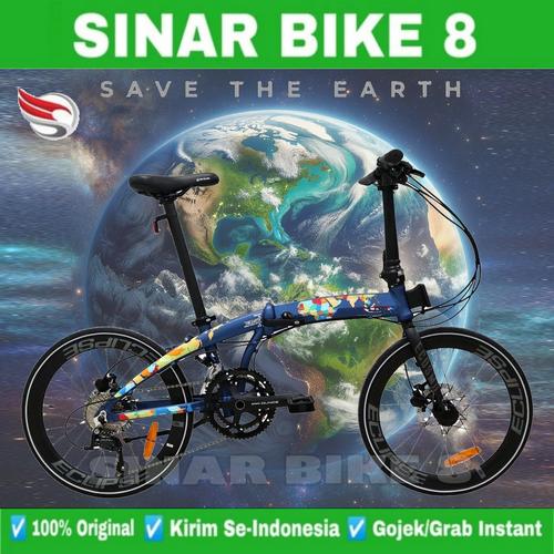 Jual Sepeda Lipat ELEMENT ECOSMO Z9 SAVE THE EARTH Ukuran 20 Inch Alloy ...