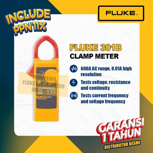 Jual Fluke 301B Digital Clamp Meter - Jakarta Barat - Fluke Distributor Indonesia | Tokopedia