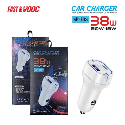 Jual SAVER MOBIL SP-208 FAST CHARGING & VOOC 2 USB PD 3.0 QC 3.0 HIGH ...