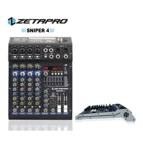 Jual MIXER AUDIO ZETAPRO SNIPER 4 SNIPER4 WITH COMPRESSOR Zetapro Original - Jakarta Pusat ...