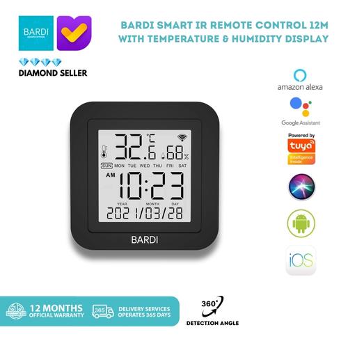 Promo BARDI Smart IR Remote Control 12M with Temperature Humidity ...