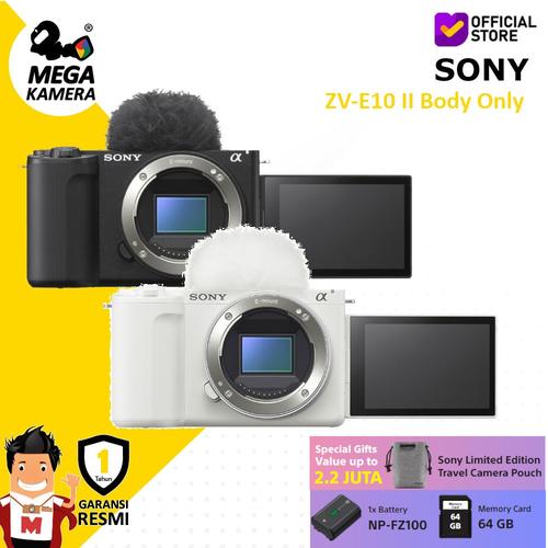 Promo Sony ZV E10 II Body Only Mirrorless Camera ZVE10 II ZVE10 Mark II ...
