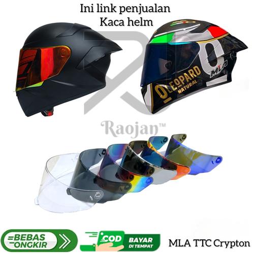 Jual Kaca helm MLA TTC Crypton Visor helm MLA TTC Crypton - Rachet MLA ...