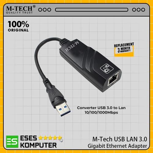 Jual M-Tech USB 3.0 to LAN Gigabit Ethernet Network Adapter - Kota Bandung - ESES Komputer ...